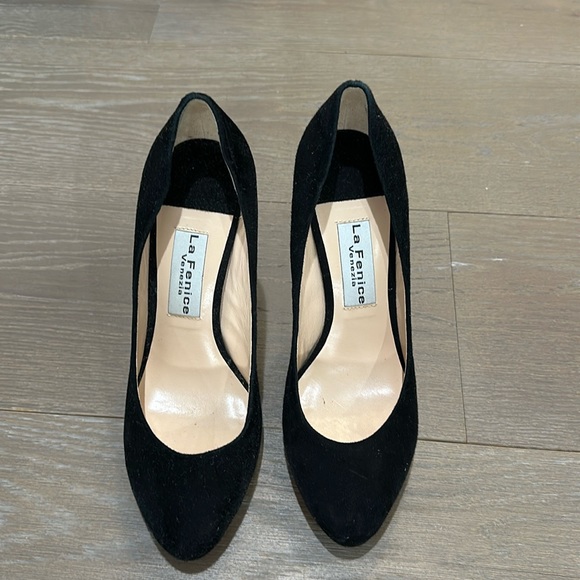 La Fenice Venezia | Shoes | La Fenice Venezia High Suede Pumps With ...